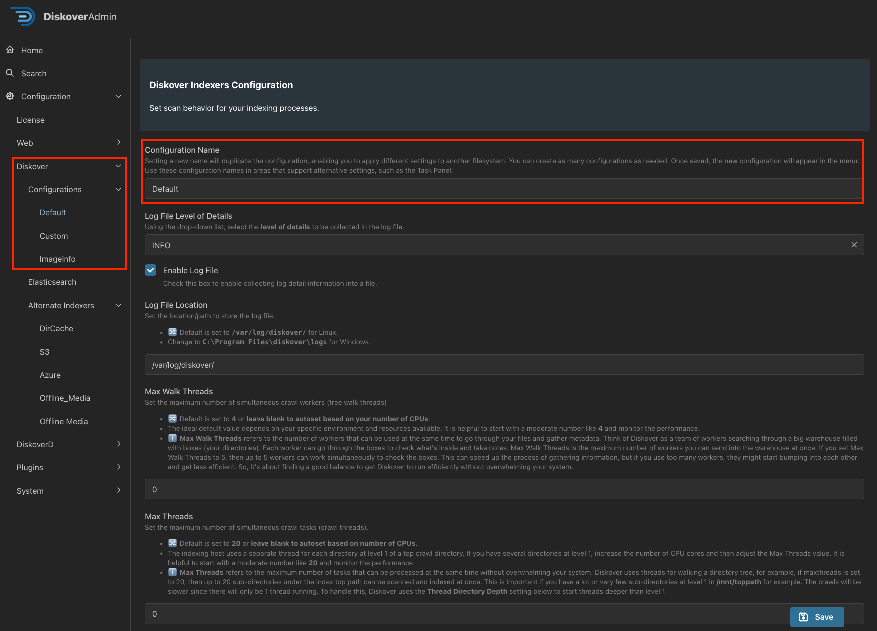 Diskover Setup and Configuration Guide